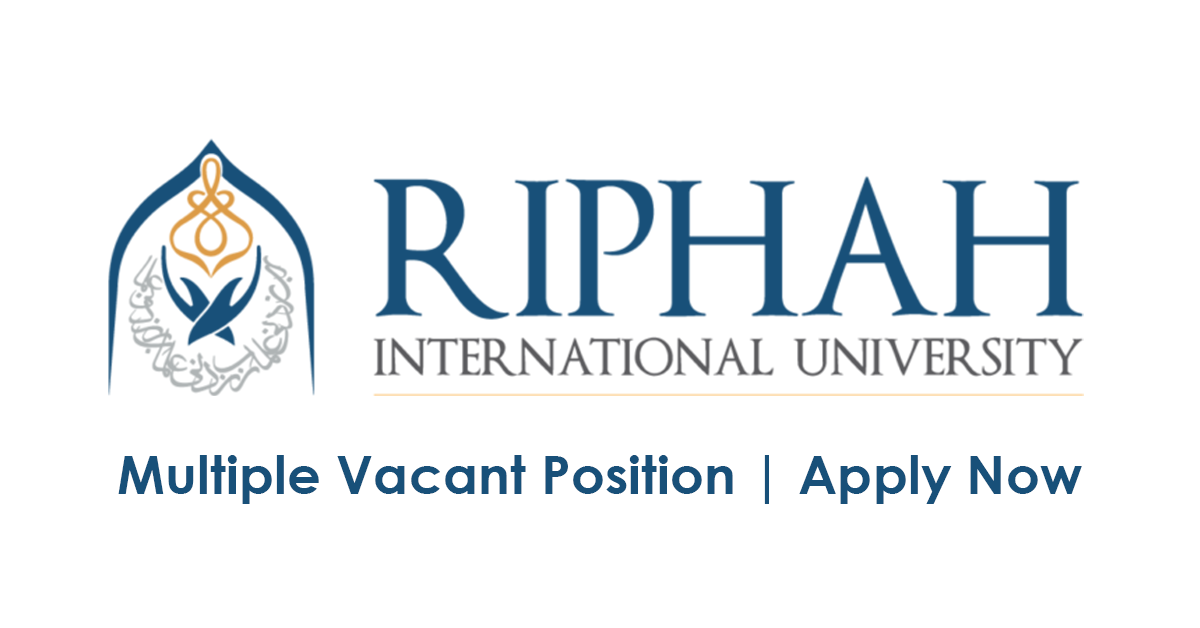 Riphah International University Jobs December 2024