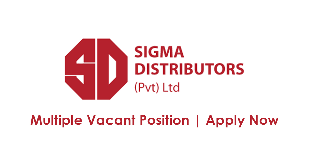 Sigma Distributors Pvt Ltd Jobs September 2025
