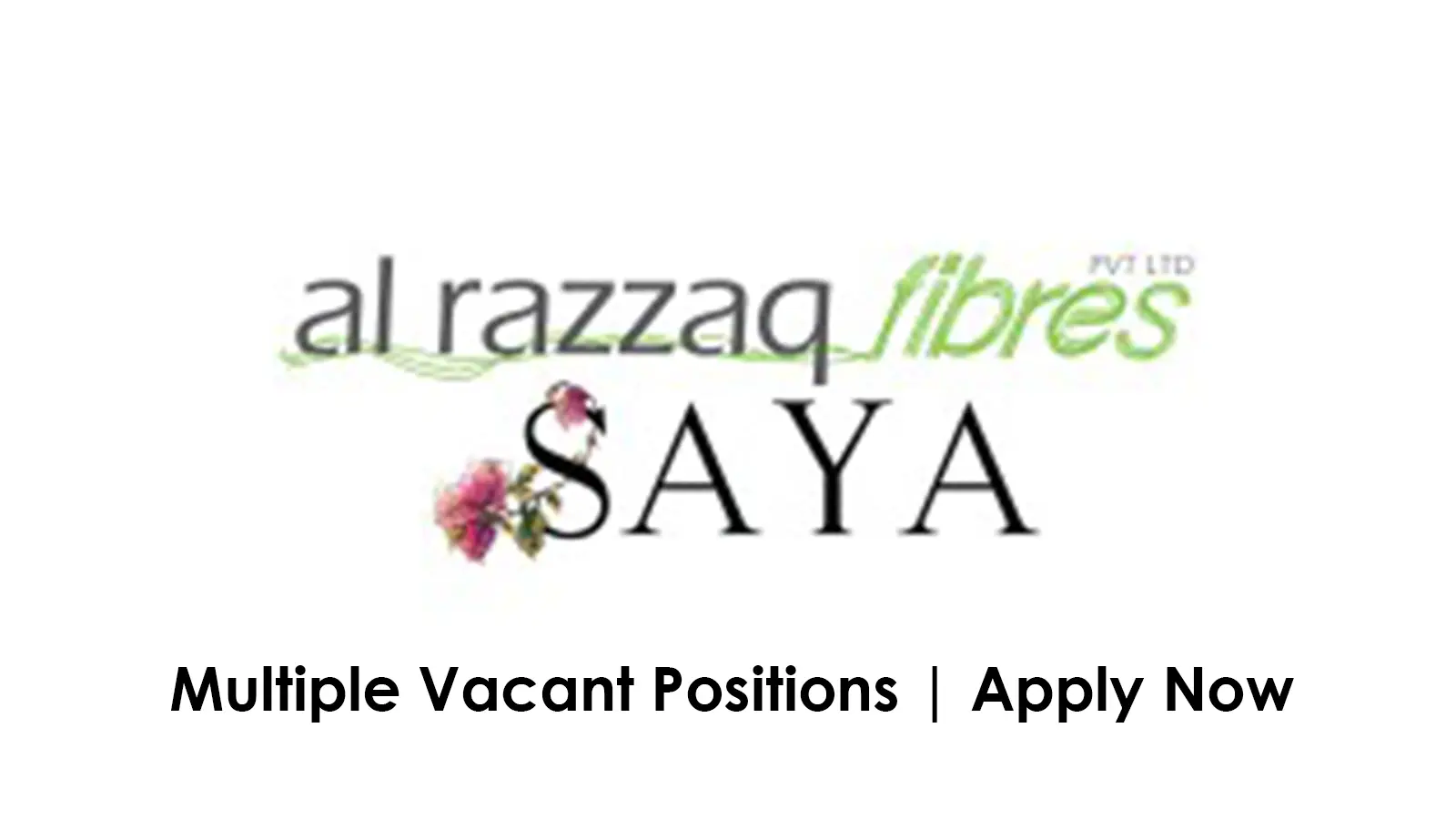 Al Razzaq Fibres Pvt Ltd Jobs May 2025