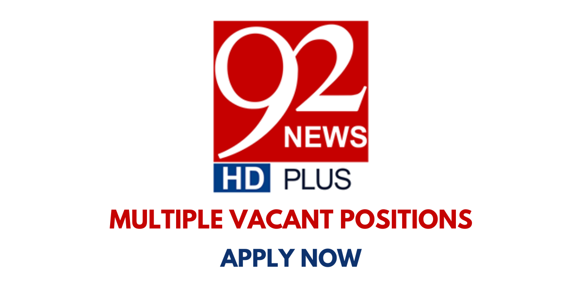 92 News HD Plus Jobs Potcast Anchor