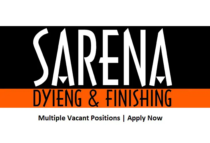 Sarena Textile Industries Jobs October 2025