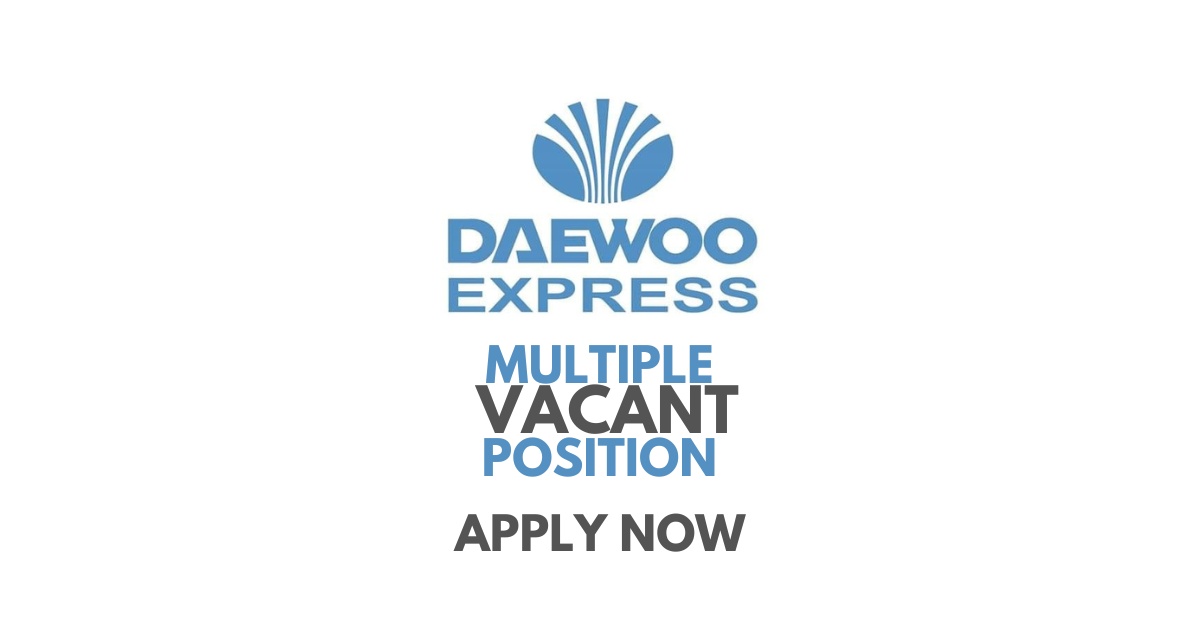 Daewoo Express Pakistan Jobs April 2025