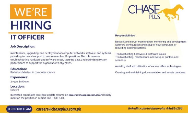 Chase Plus Jobs November 2024