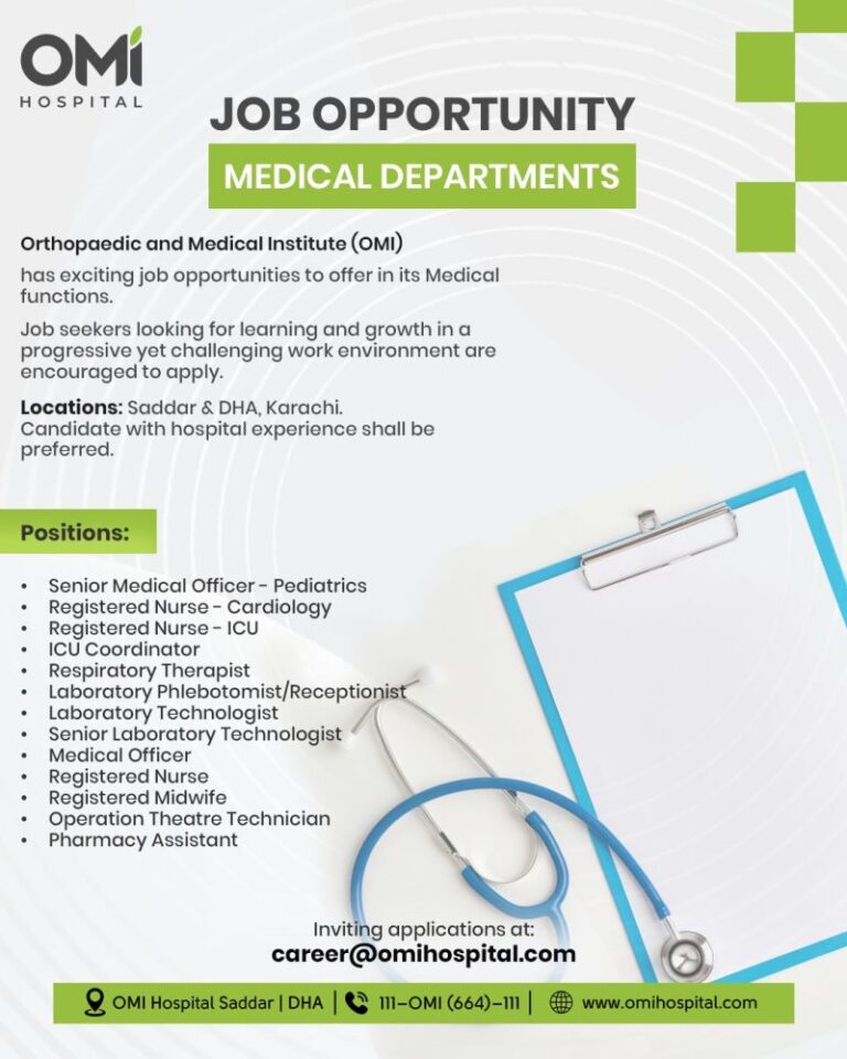 OMI Hospital Jobs March 2025