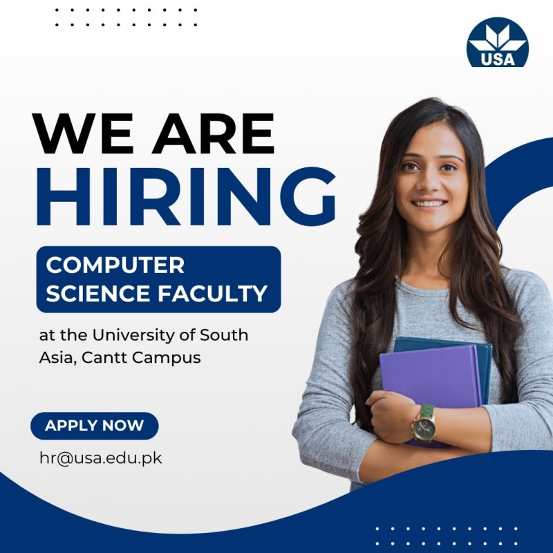 The University of South Asia USA Jobs Faculty Computer Science ...