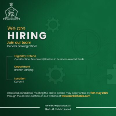 Bank Al Habib Jobs General Banking Officer