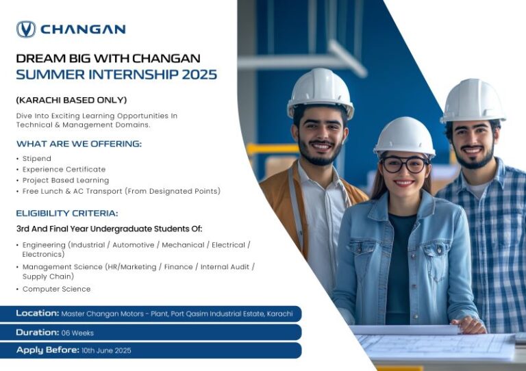 Master Changan's Summer Internship Program 2025