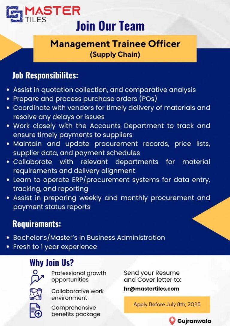 Master Tiles Jobs July 2025