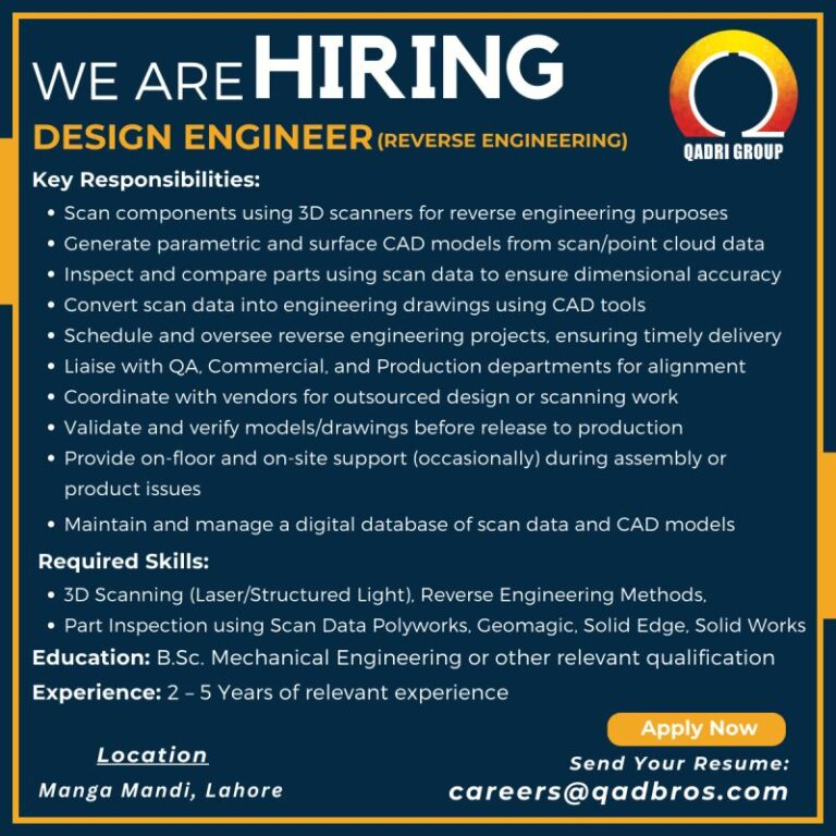 Qadri Group Jobs Design Engineer