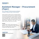 Roshan Packages Limited Jobs Assistant Manager Procurement (Paper)