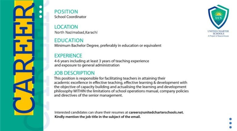 United Charter School Jobs September 2025