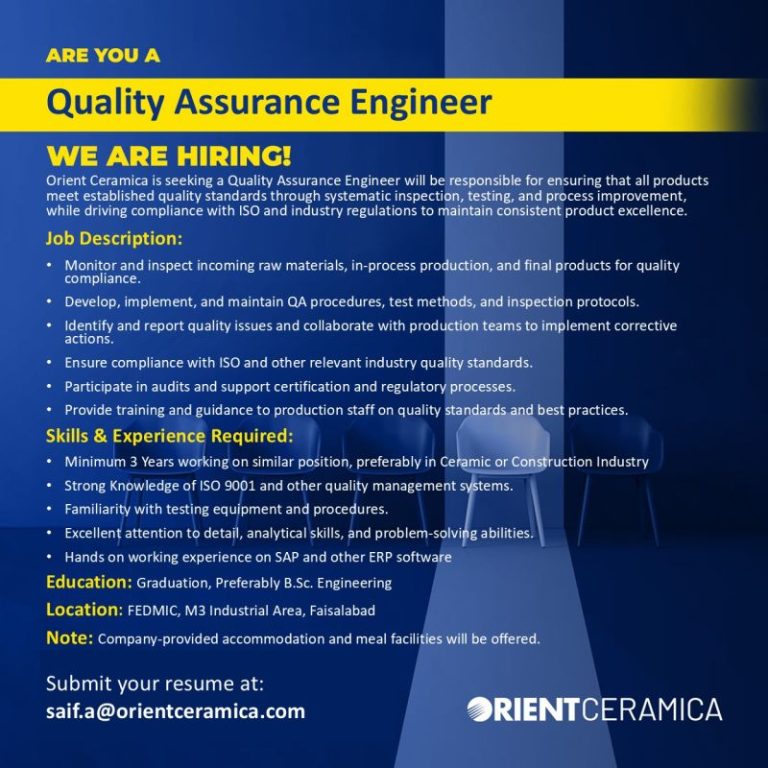 Orient Group Of Companies Jobs October 2025