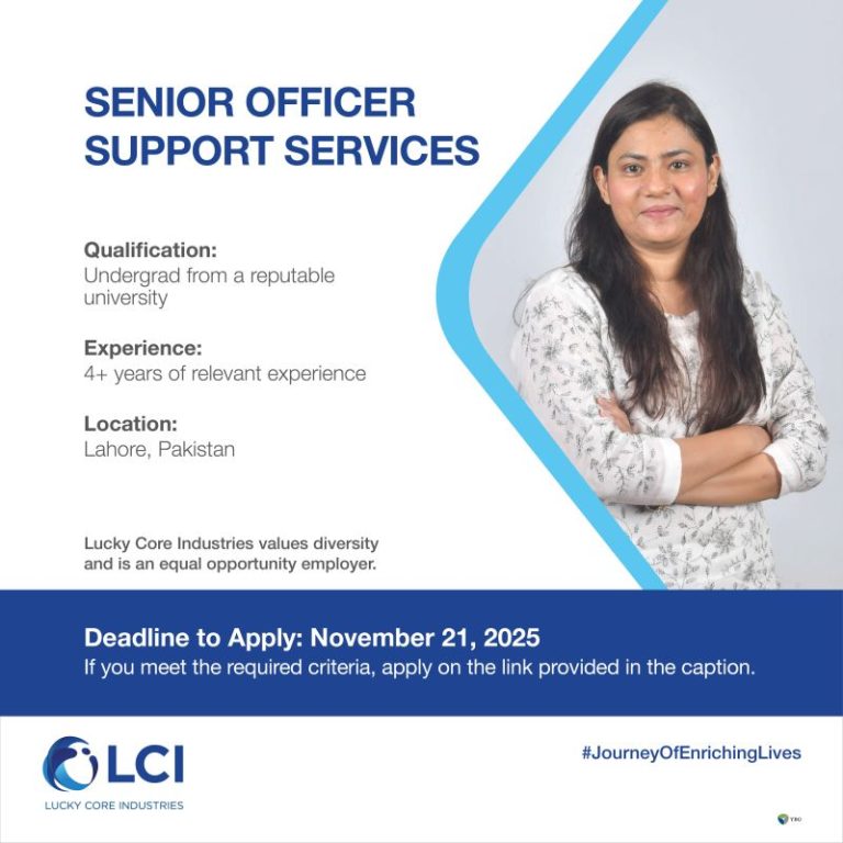 Lucky Core Industries Limited LCI Jobs November 2025