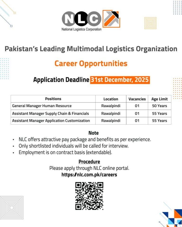 National Logistics Corporation NLC Jobs December 2025