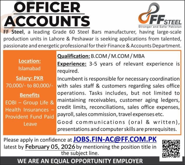 FF Steel Jobs February 2026