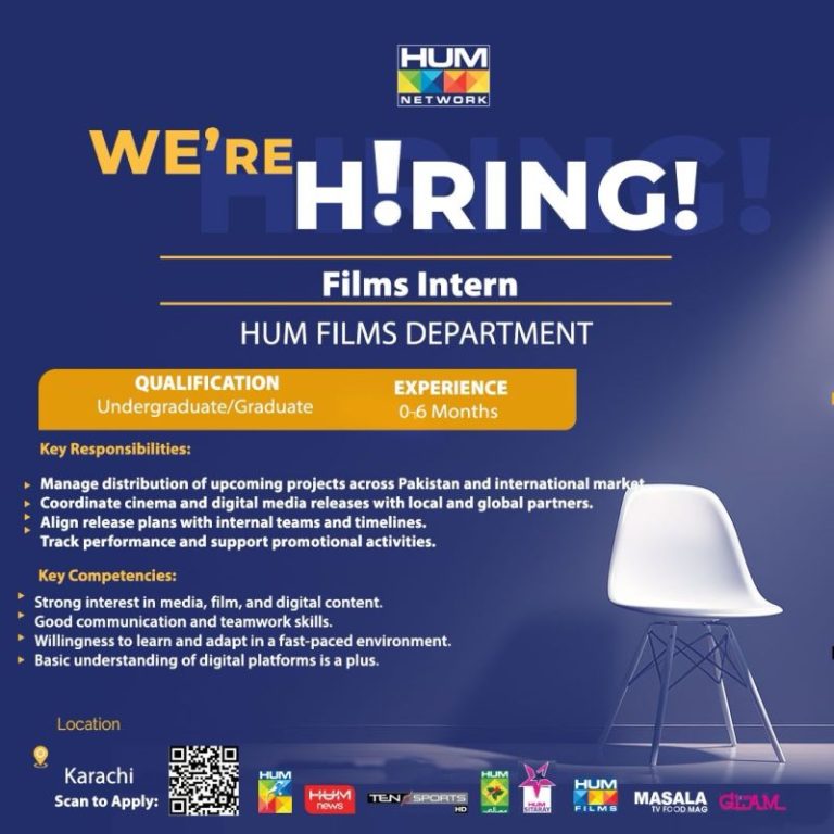 HUM Tv Network Jobs Films Intern
