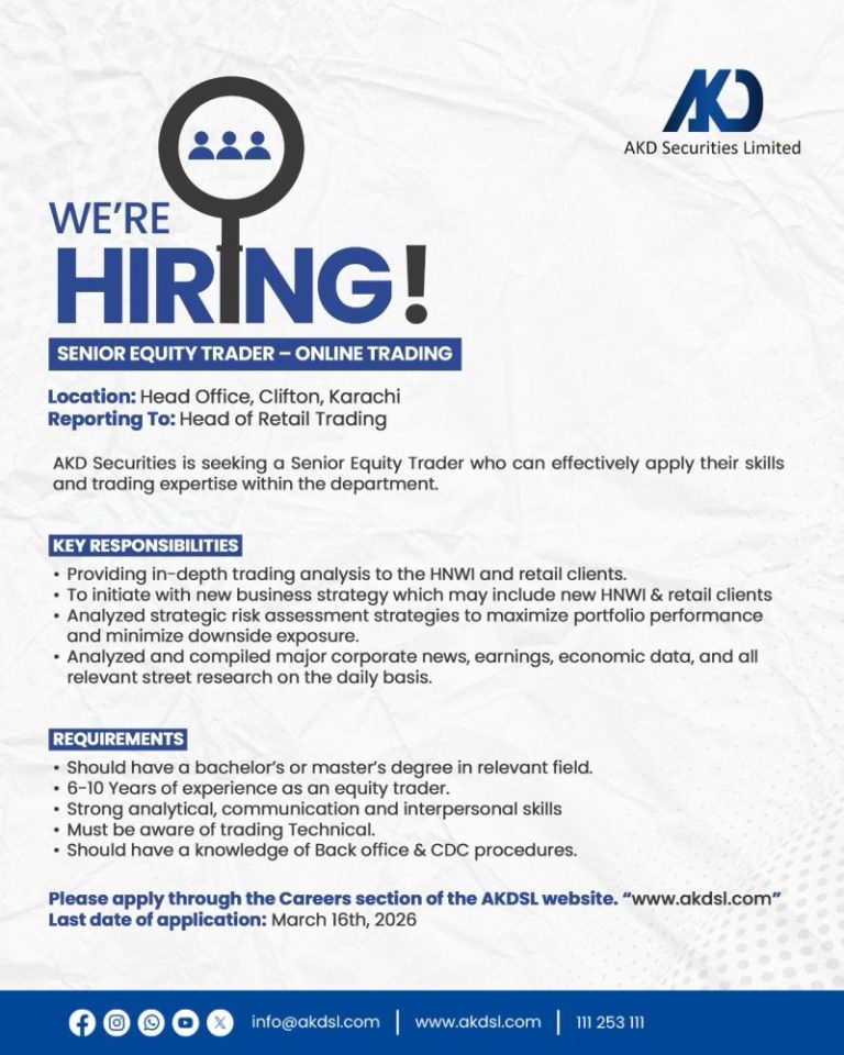 AKD Securities Jobs March 2026