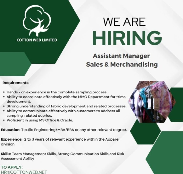 Cotton Web Limited Jobs March 2026