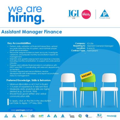 IGI Life Insurance Company Jobs May 2026