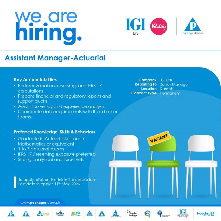 IGI Life Insurance Company Jobs May 2026