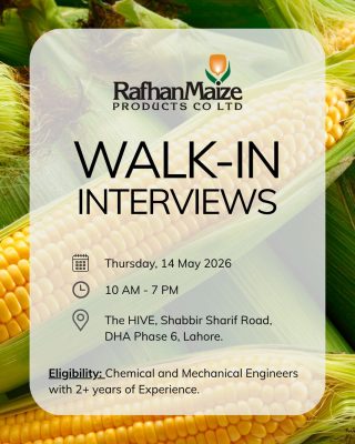 Rafhan Maize Products Pvt Ltd Jobs May 2026
